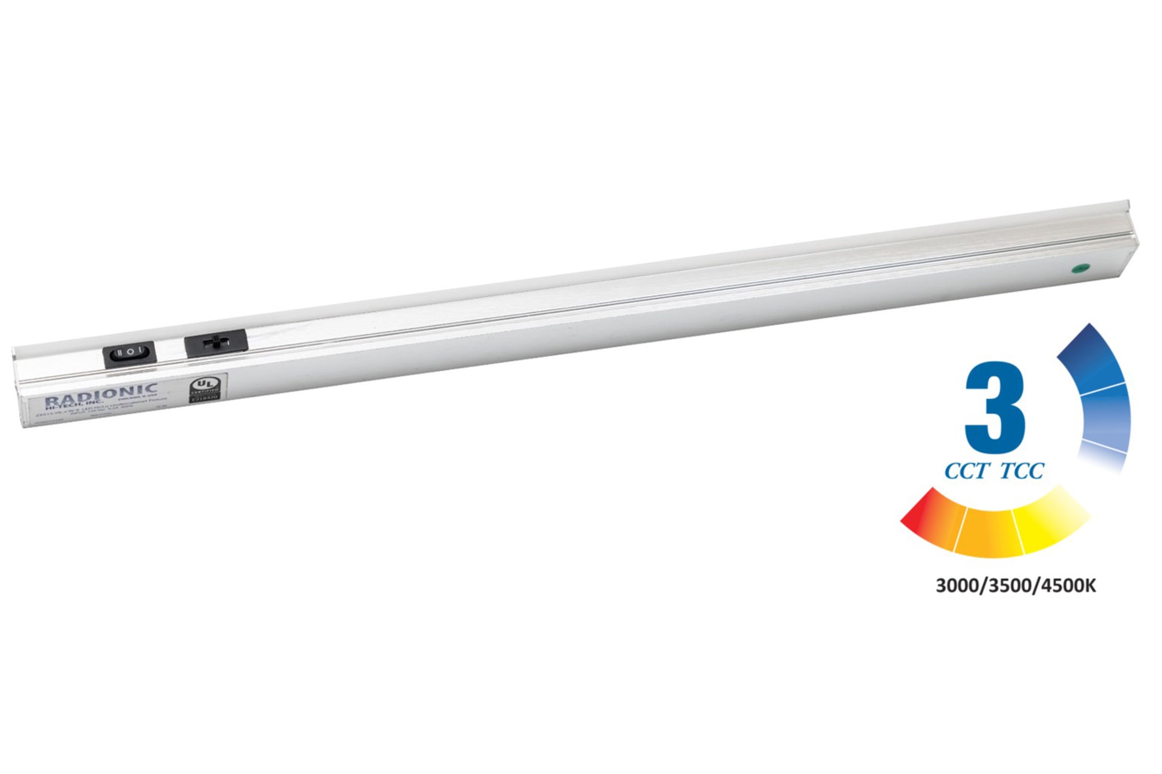 ZX524-HL-3K 24" LED Light Fixture, Frosted Lens, High/Low/Off Switch ...